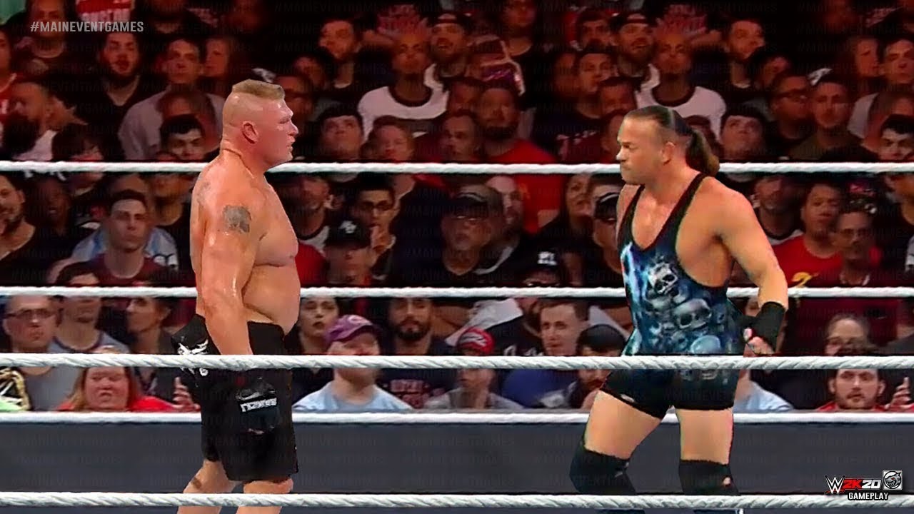 FULL MATCH - Brock Lesnar vs. Rob Van Dam WWE2K24 - YouTube