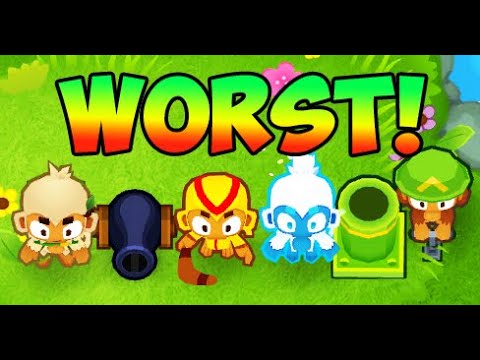 YOU VOTED - Can the WORST Towers in Bloons TD 6 Beat CHIMPS Mode? - YouTube
