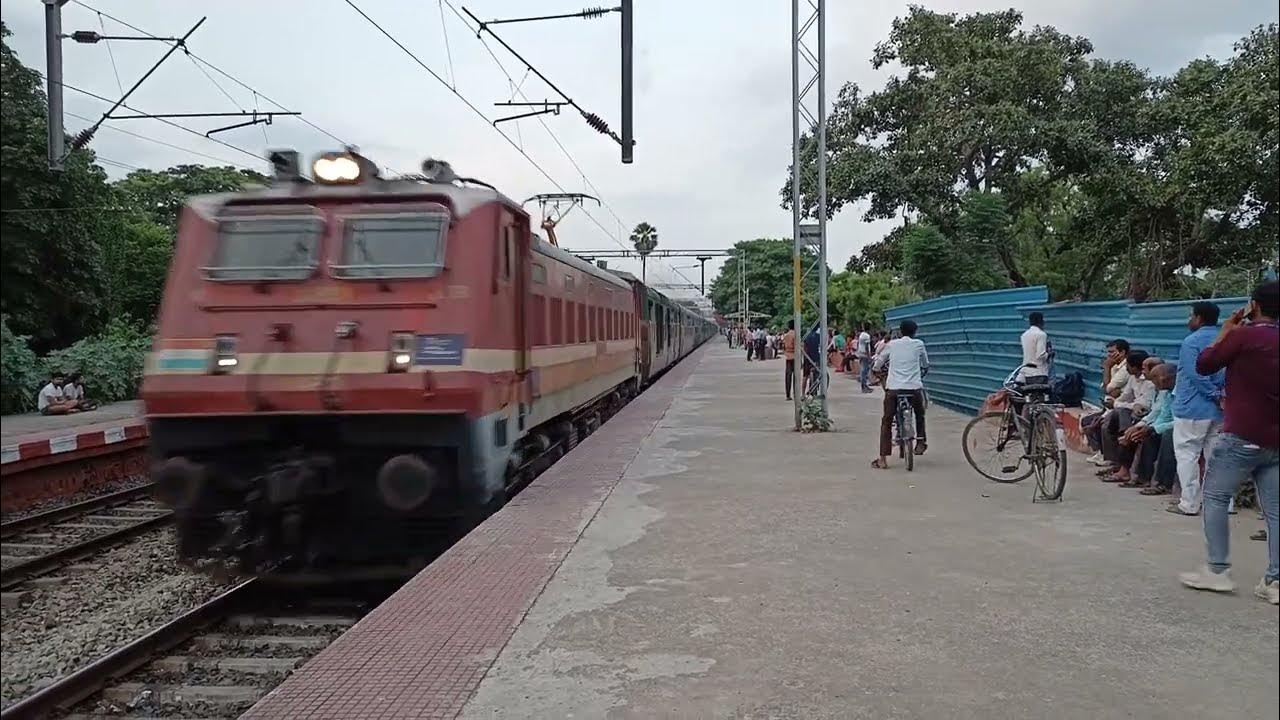 22405/Bhagalpur - Anand Vihar Terminal Garib Rath Express With WAP-4 - YouTube