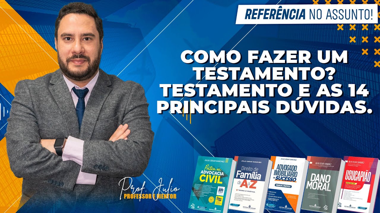 Como fazer um testamento? Testamento e as 14 principais dúvidas. - YouTube