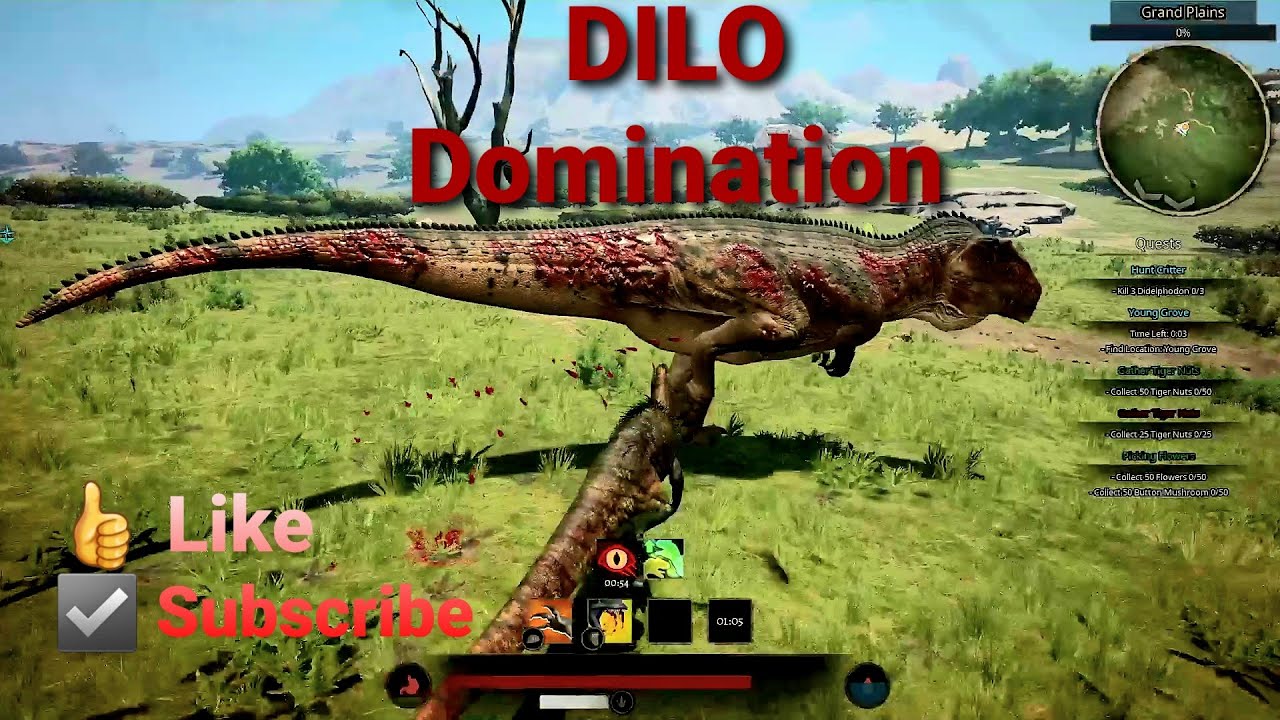 Dilo the secret weapon - Path of Titans - YouTube