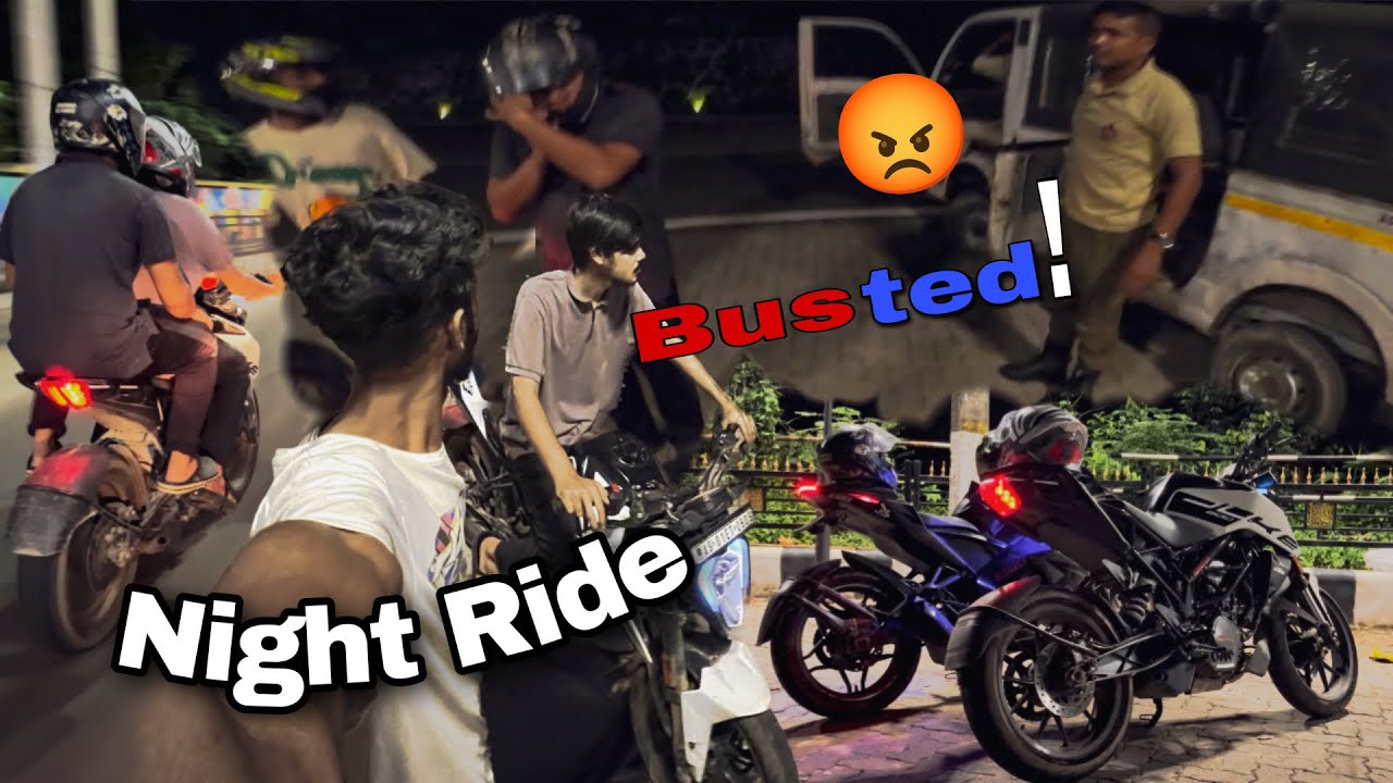 Night Ride In Guwahati😍|| Rati 1taBojat Police Ahe Gol🤬|| Assamese Moto ...