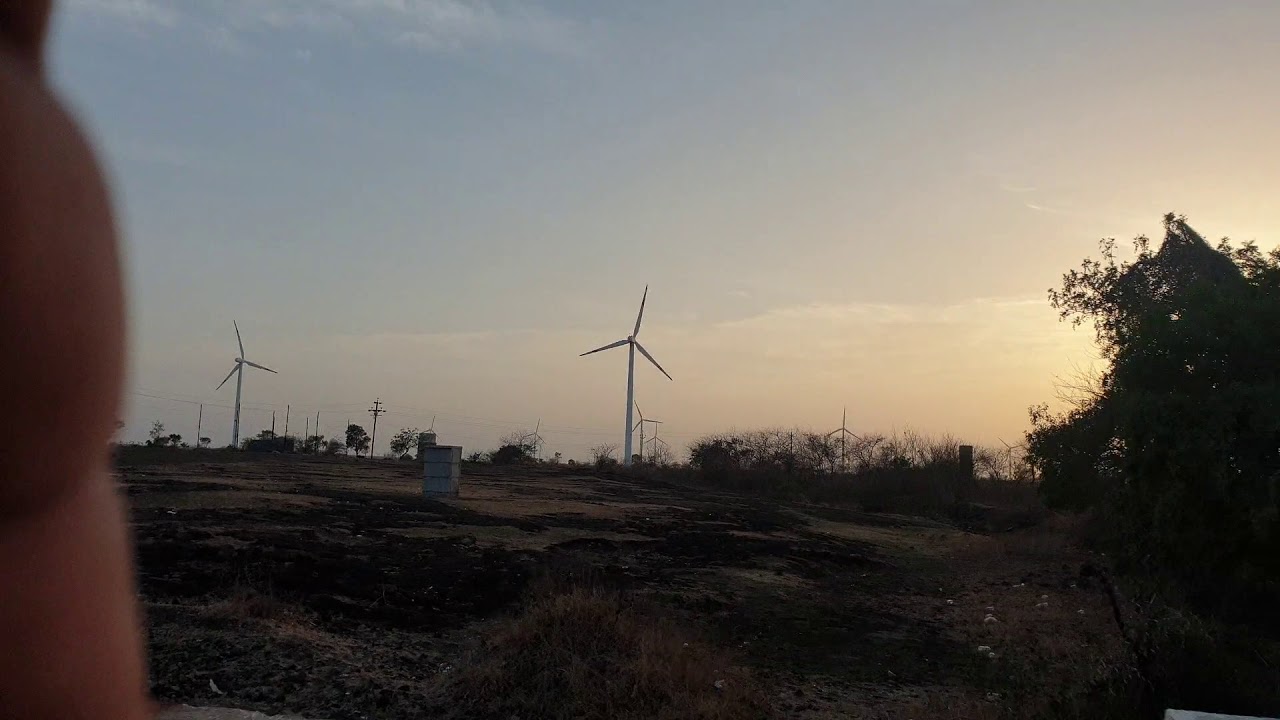 Wind mill beauty at sunset - YouTube