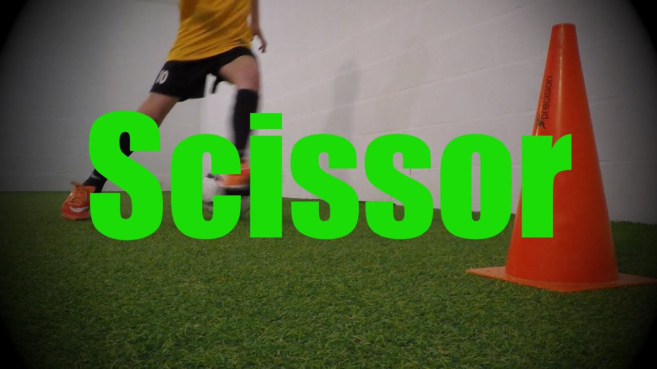 Scissor - 1v1 Moves - Feints and Fakes - Soccer (Football) Skills for ...