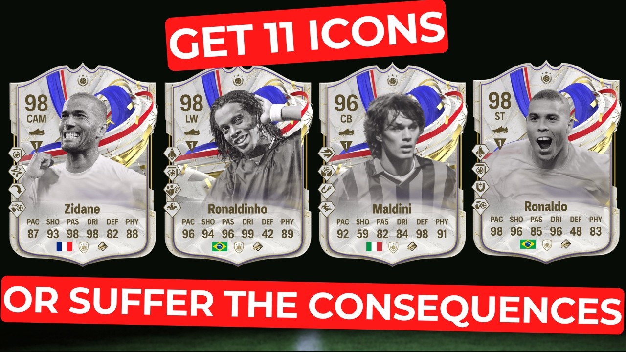 Can I Build A Draft With Only ICONS? | (FC 24 Draft Challenge) - YouTube
