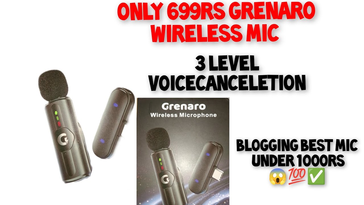 Blogging best wireless mic😱💯 Only 699rs #viral #blogging #experiment # ...