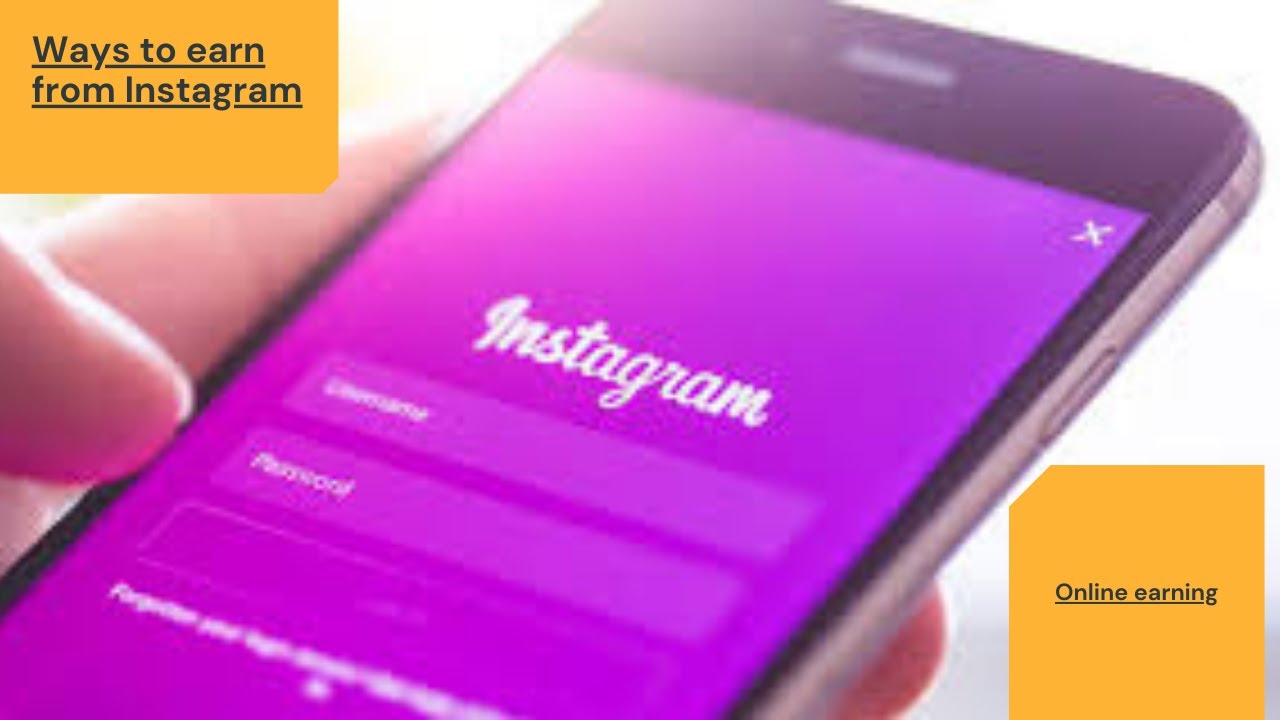 How to earn through Instagram - YouTube