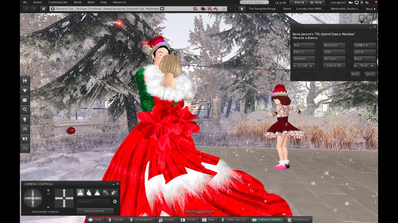 1 Tuesday at Ethereal City Vintage Christmas in Second Life - YouTube