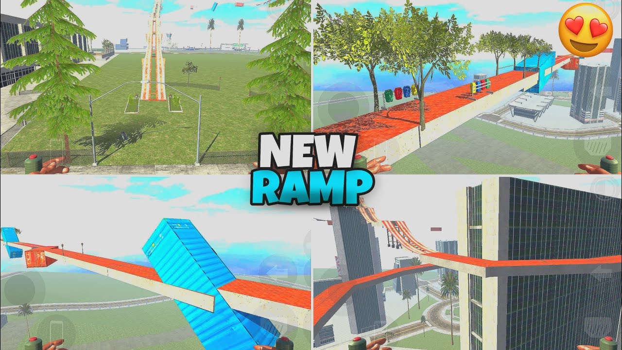 I Build New Stunt Ramp 😍 In Indian Bikes Driving 3d ...