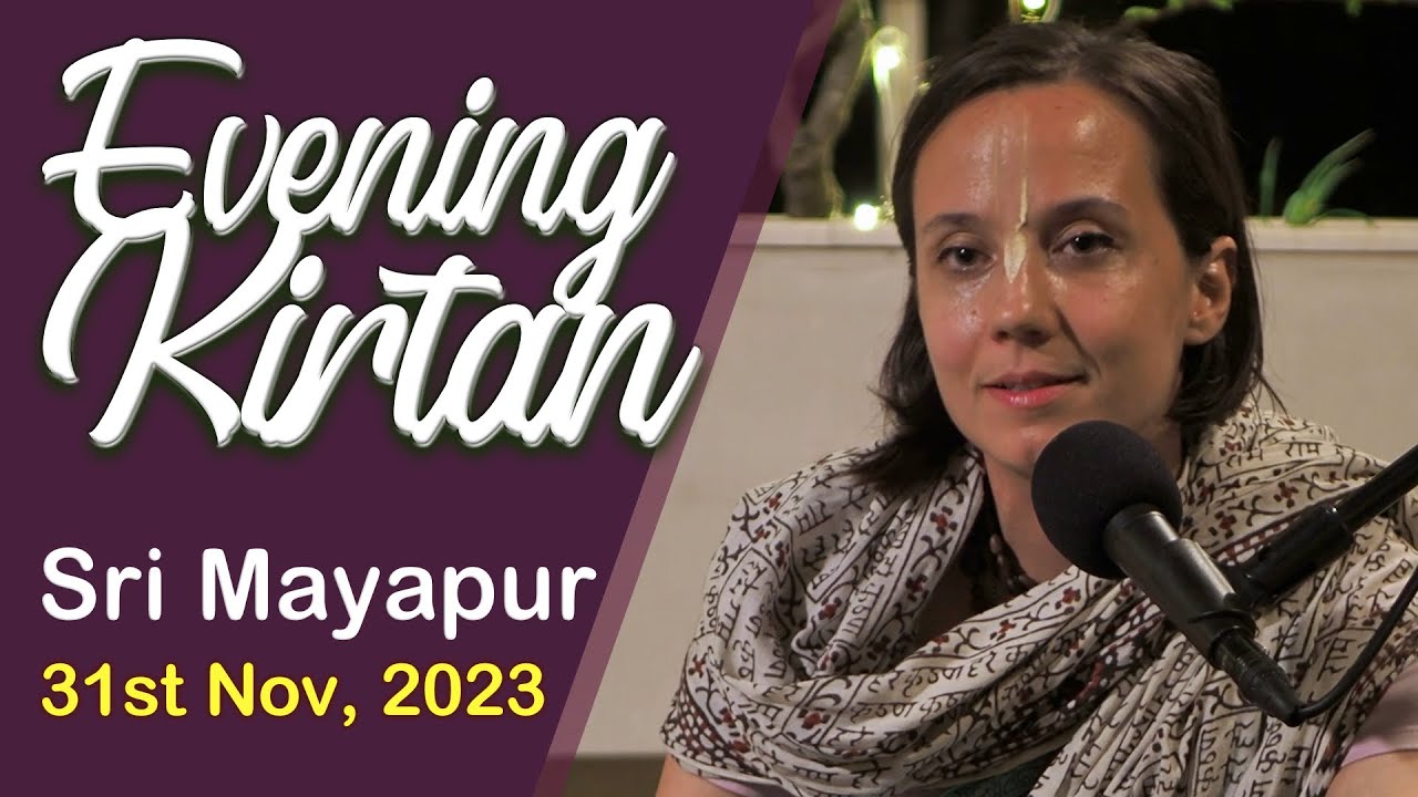 31st Oct, 2023 || Nilambari Devi Dasi - Evening Kirtan - YouTube