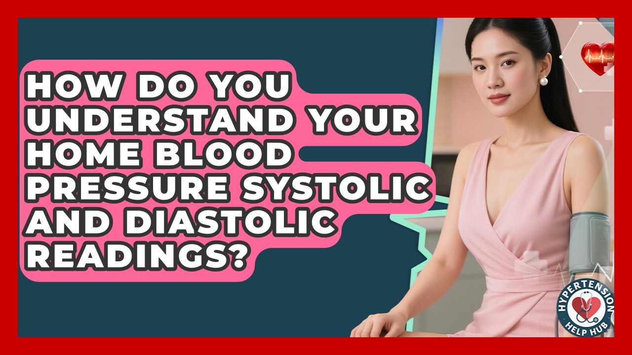 How Do You Understand Your Home Blood Pressure Systolic And Diastolic ...