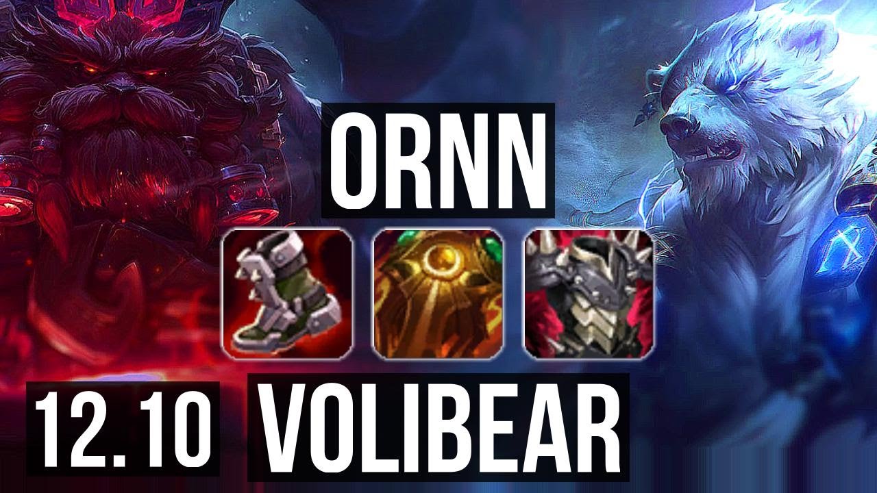 ORNN vs VOLIBEAR (TOP) | 5/0/13, 1.1M mastery, 400+ games | NA Diamond ...