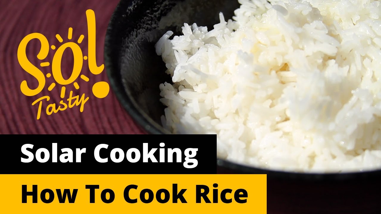 How to cook rice with GoSun Solar Oven - YouTube