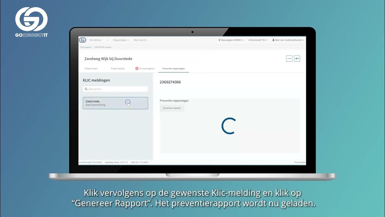 Preventie Rapport in Klic Beheer (GOconnectIT) - YouTube