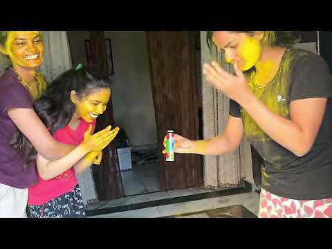 Holi-2024 |best holi| bhabiyo ne kheli bhot buri holi🌈|