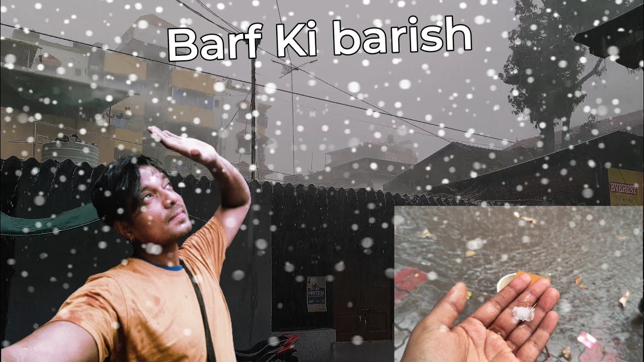 Hamare city Me Barf Ki Barish Hui ️ ️ - YouTube