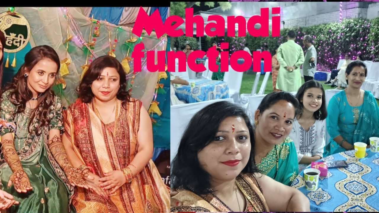 Bridal mehandi function🥰 | mehandi rasam | Indian wadding - YouTube