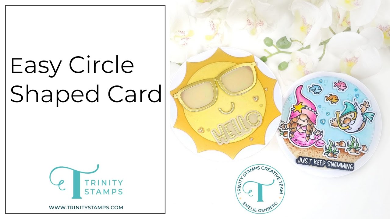 Easy Circle Shaped Cards - YouTube