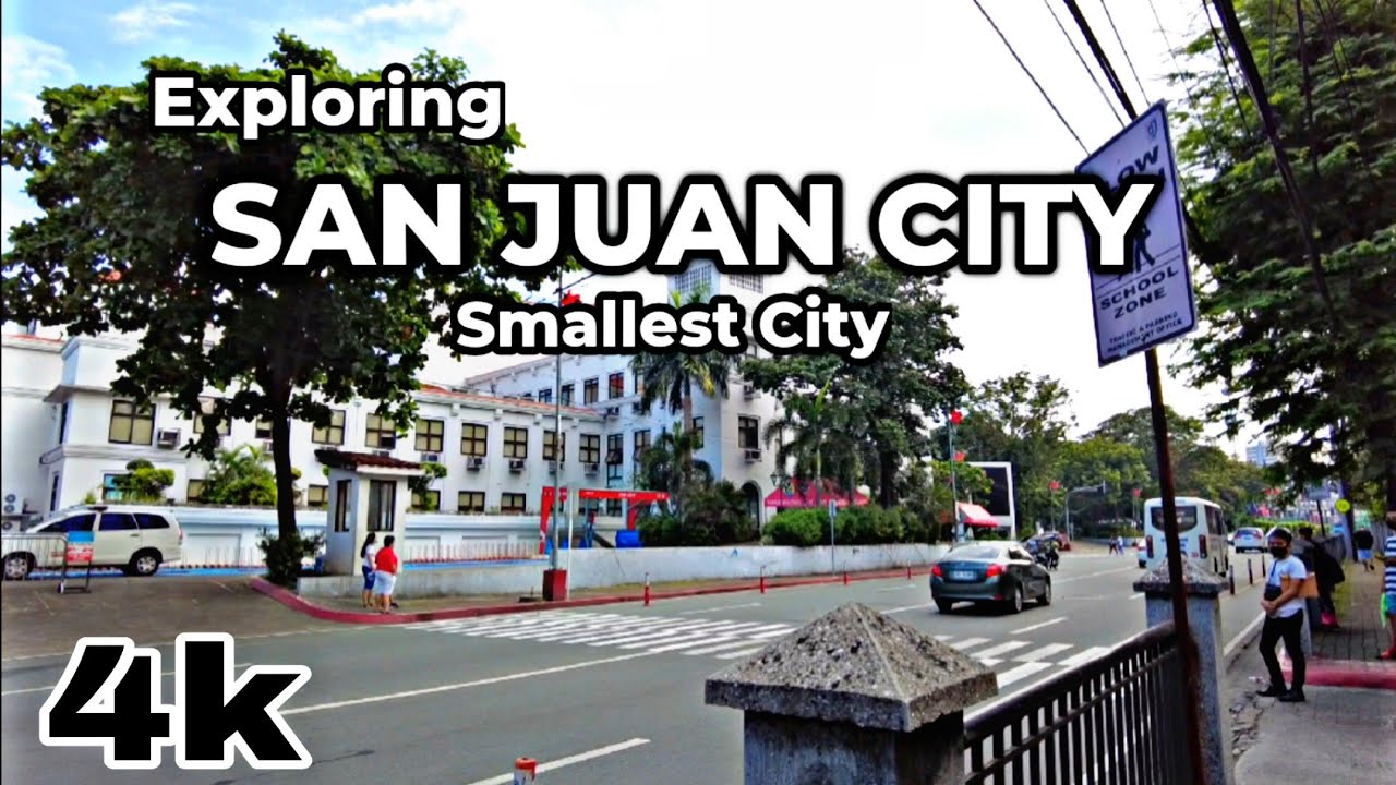 Busy San Juan City The Smallest City | Virtual Walk Tour Philippines ...