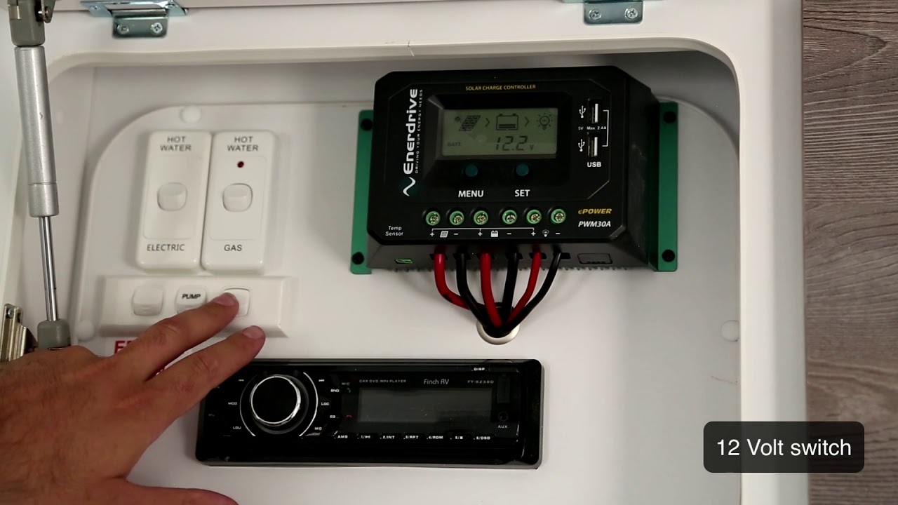 Supreme Caravans - Operating your control panel - YouTube