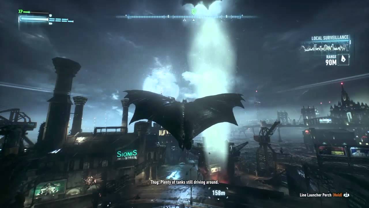 Batman Arkham Knight glitch "The Flatman" - YouTube