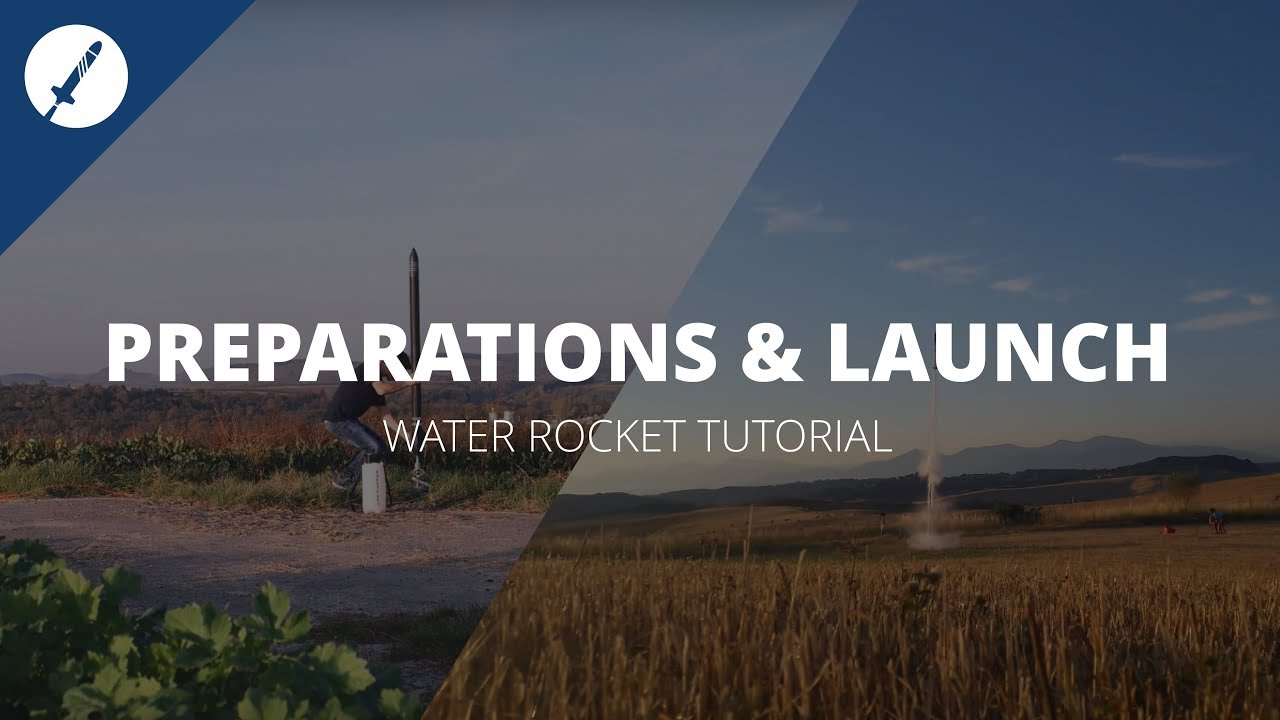 DIY: Preparing and launching a Water Rocket - YouTube