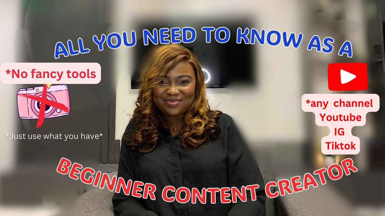 How to be a *Beginner Content Creator* on any channel |Beginner Content ...