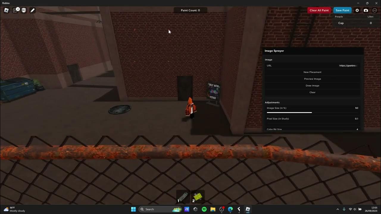 Roblox spray paint script showcase (PAID) - YouTube