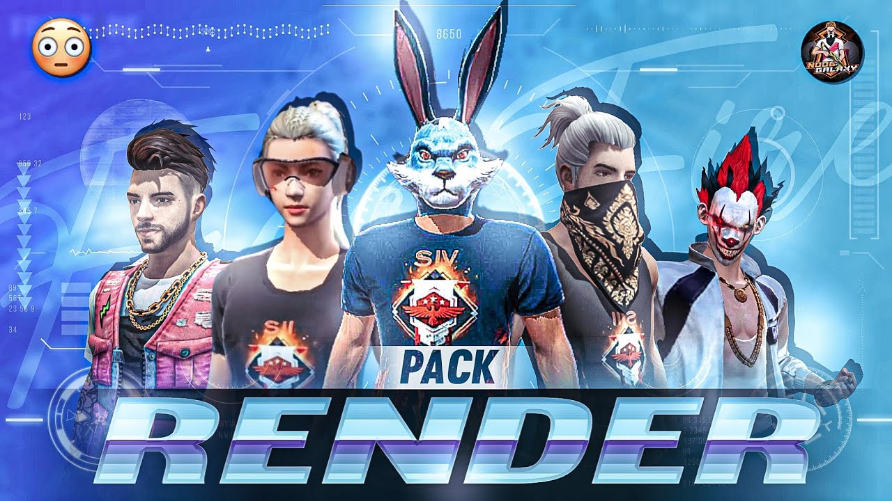 Free Fire Character Png pack || 20+ Hd & Unique render || ff render ...