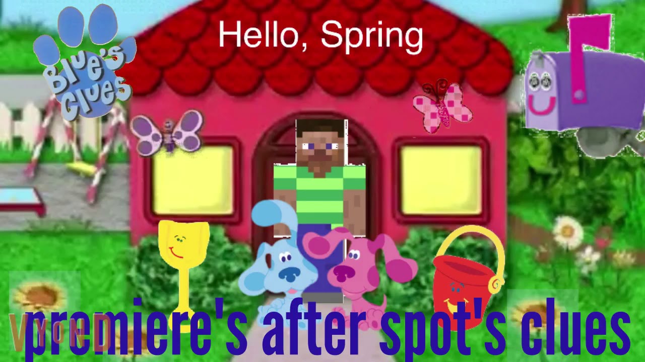 blue's clues hello spring poster - YouTube