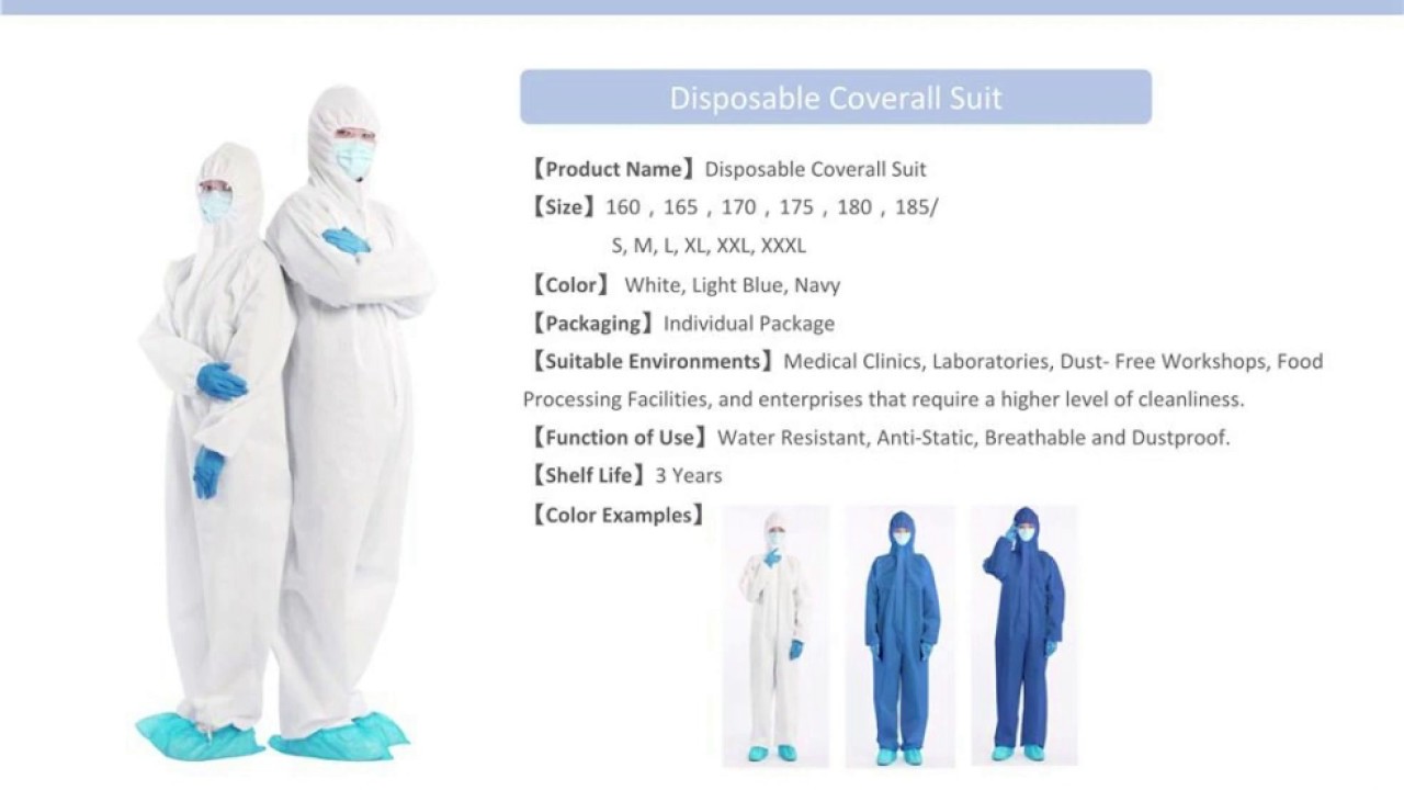 medical work clothes, safety clothes, protective clothes - YouTube
