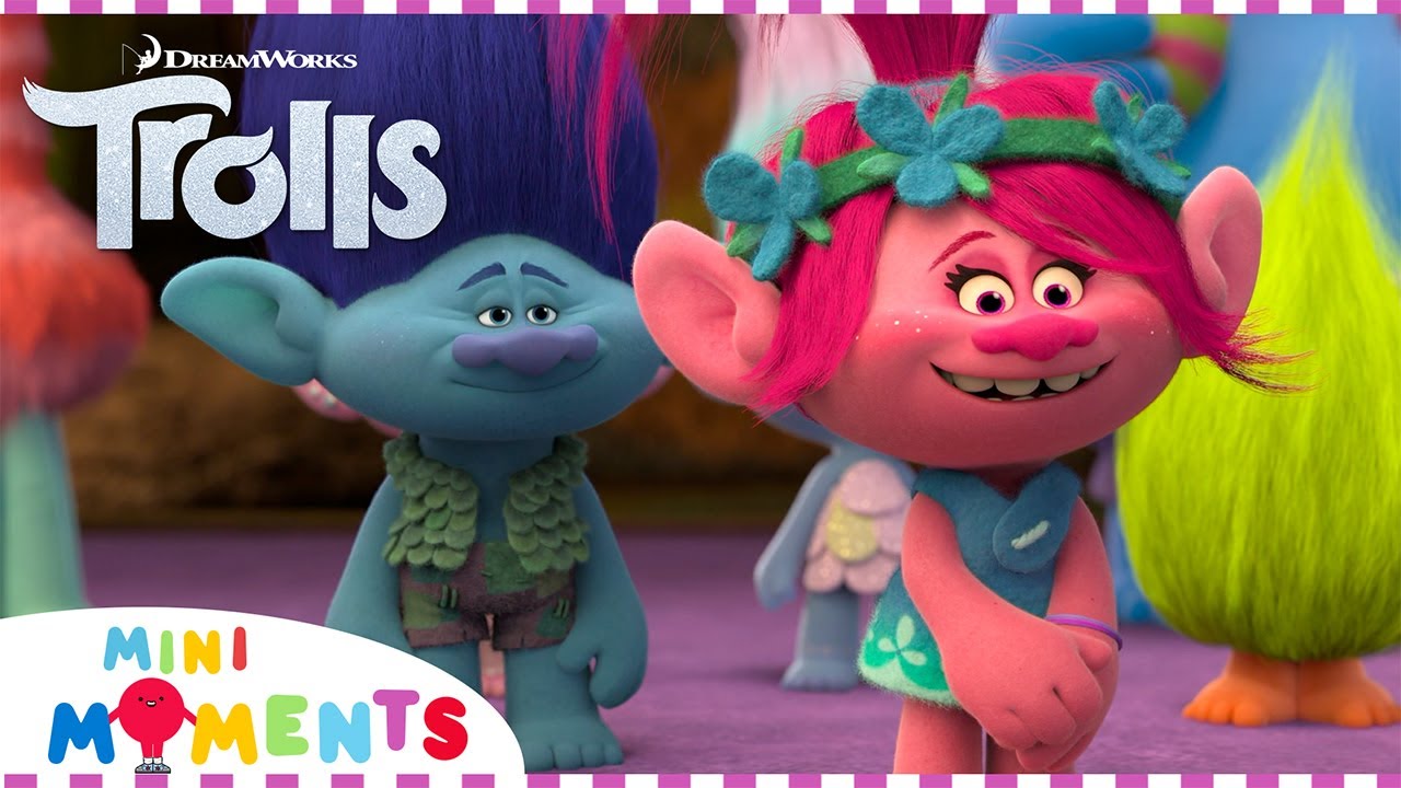 Poppy and Branch Save The Day! 💙 💖 🌈 | Trolls (2016) | Movie Moments ...