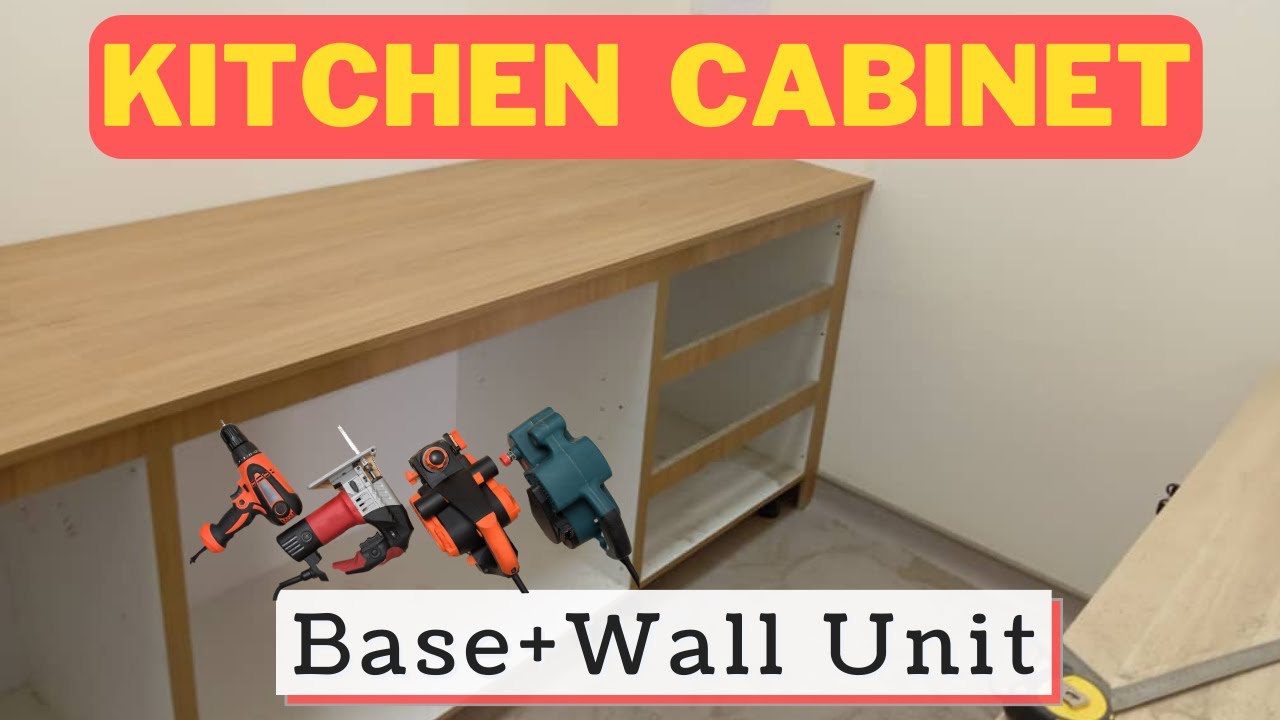How to build cabinet box | kitchen cabinet installation - YouTube