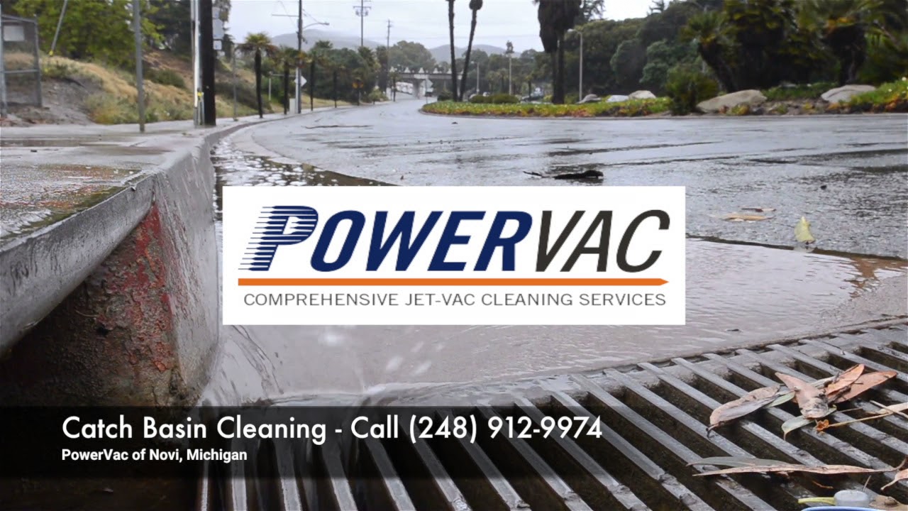 PowerVac of Michigan - Catch Basin Cleaning Services - YouTube
