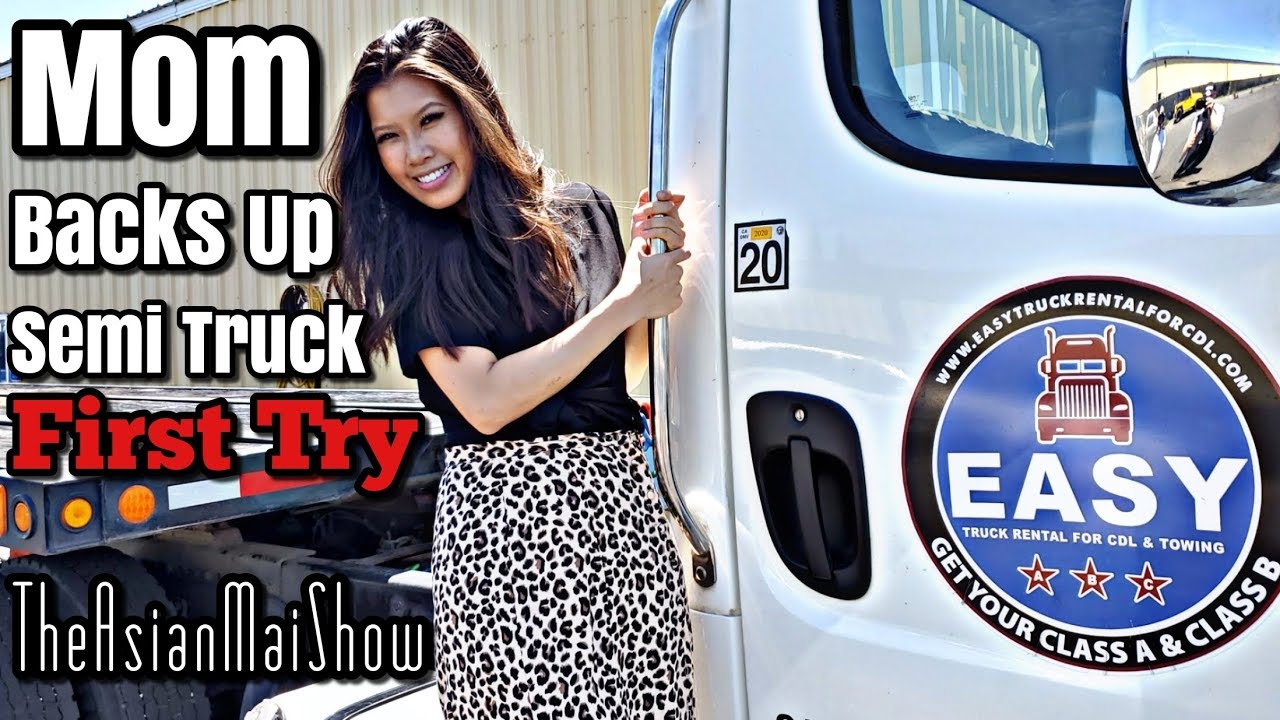 Class A CDL Skills Test Straight Line Backing, Offset, Alley Dock ...