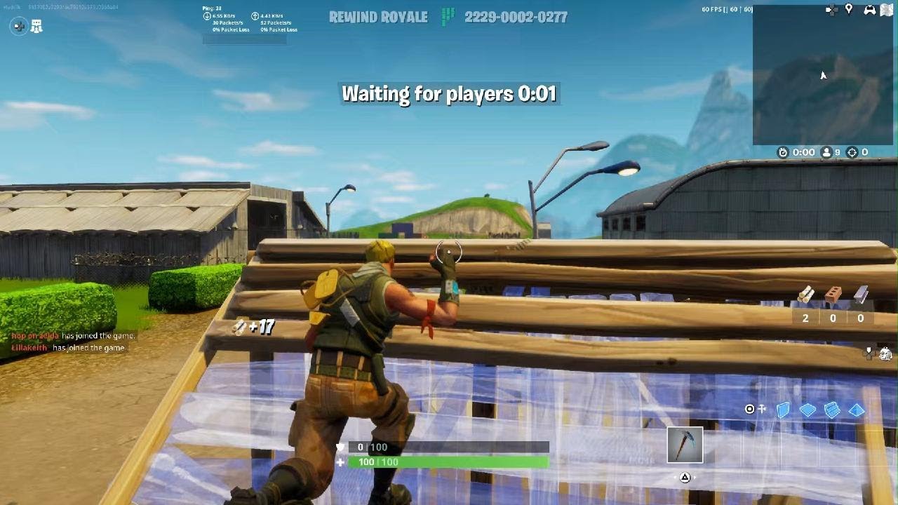 Fortnite Rewind Royale | Season 2 Update (First Game) - YouTube