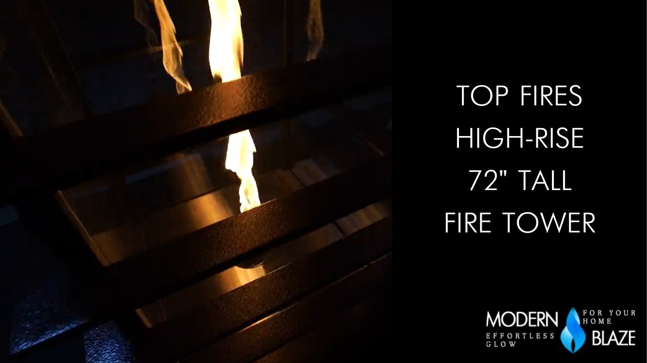 Top Fires High-Rise 72" Tall Fire Tower - YouTube