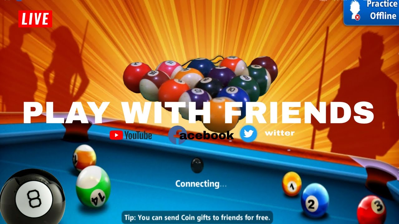 8 Ball Pool Live | Play With Friends#8ballpool #gaminglive # ...