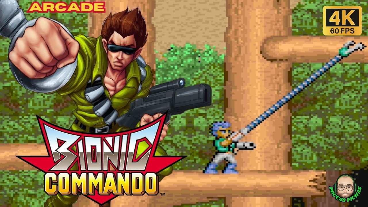 BIONIC COMMANDO (ARCADE / 1987) 4K 60FPS 🔴 - YouTube