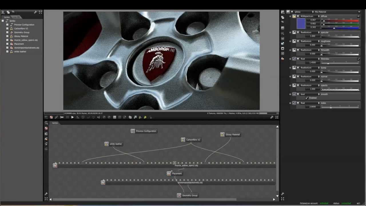 Octane Render: real-time workflow part 1 - YouTube