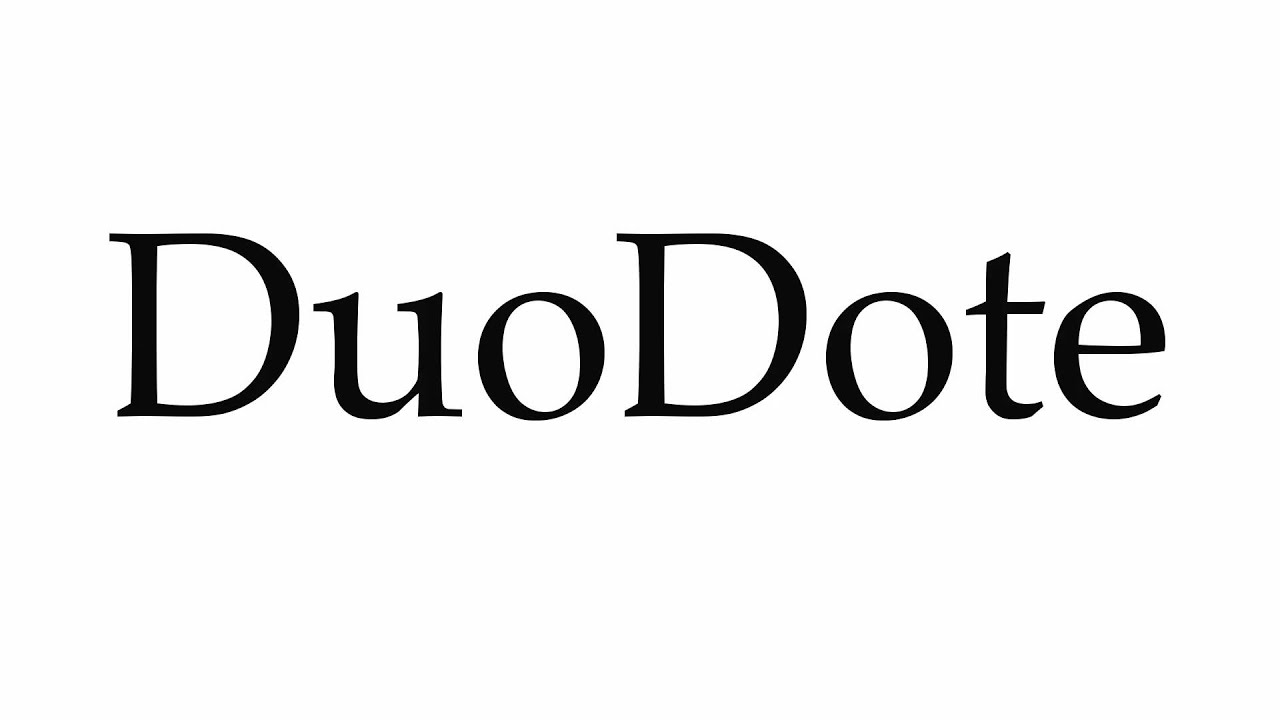 How to Pronounce DuoDote - YouTube