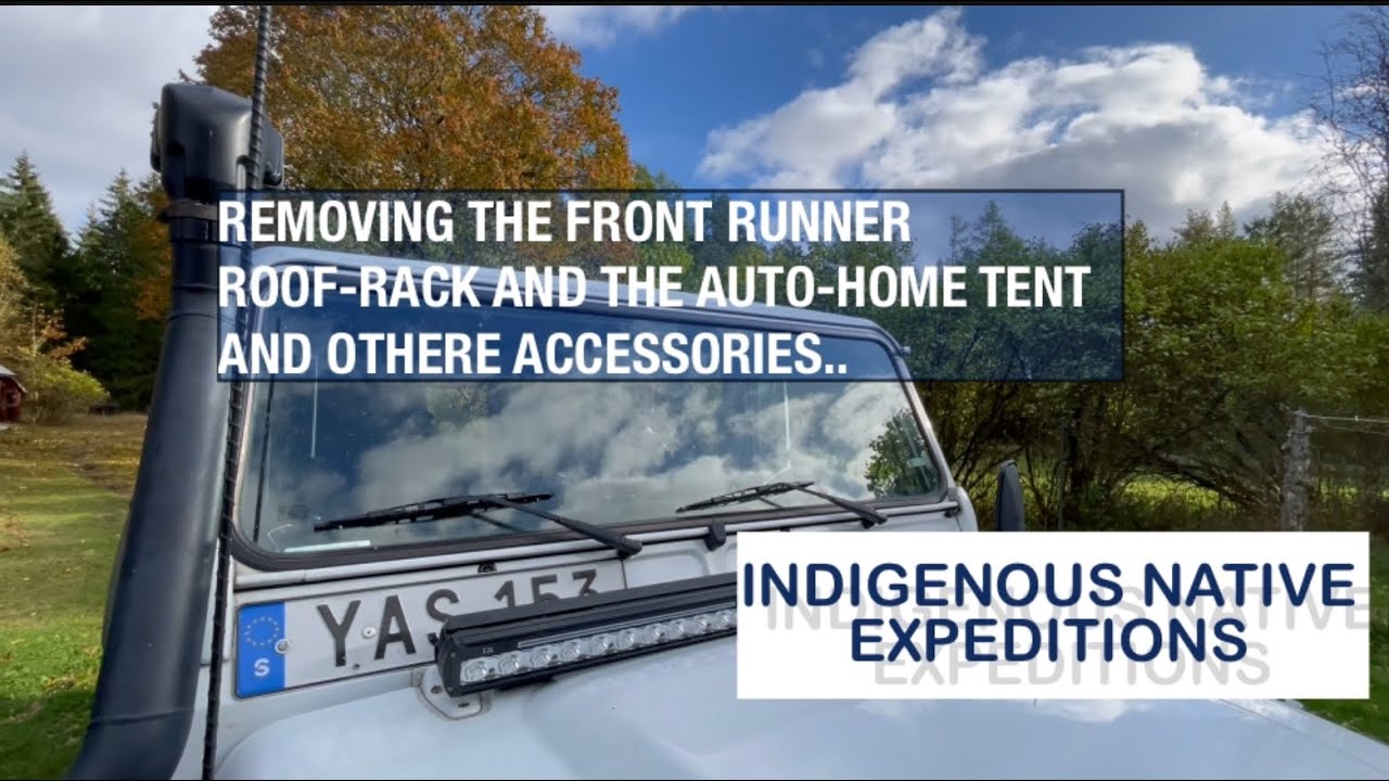 Removing the Front Runner - YouTube