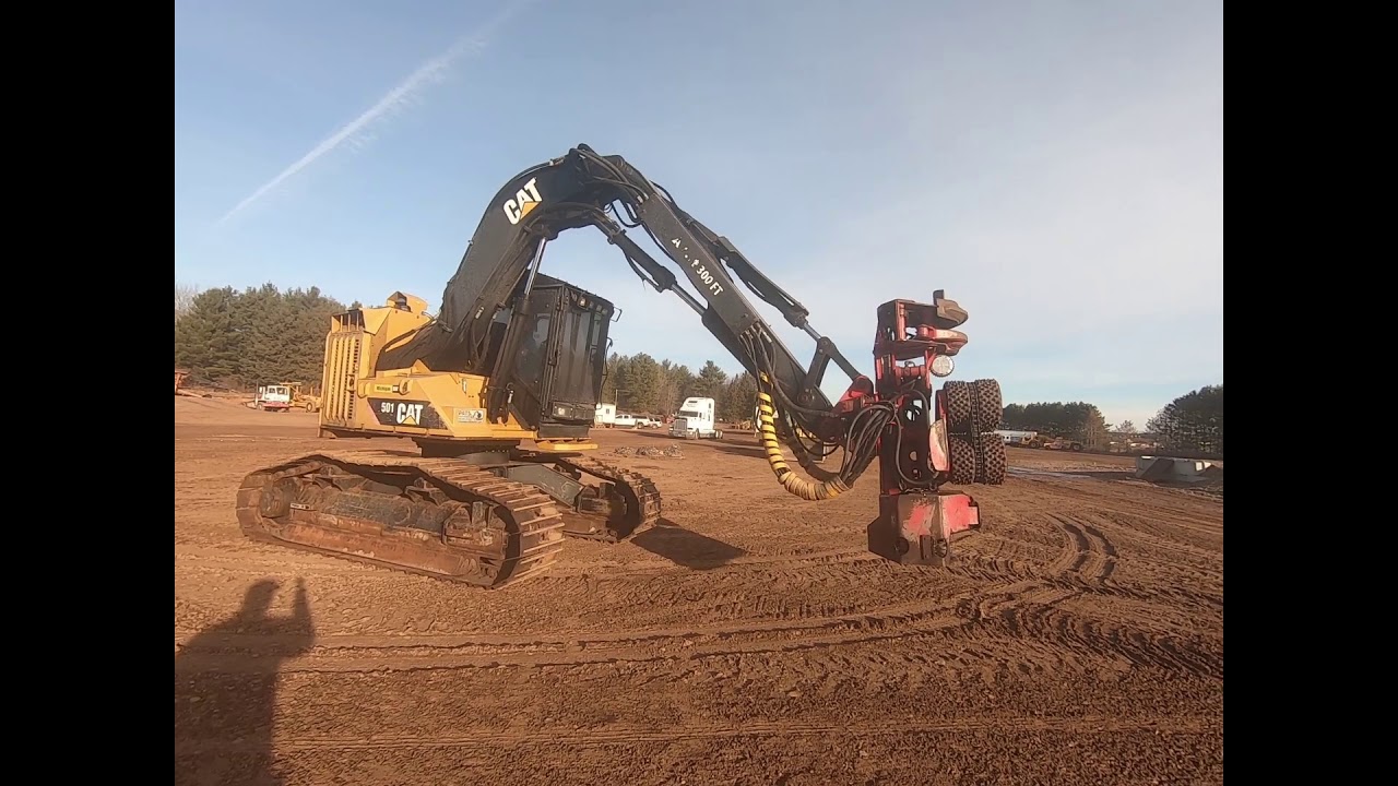 2013 Caterpillar 501 Processor/Harvester Will Be Sold At Auction! - YouTube