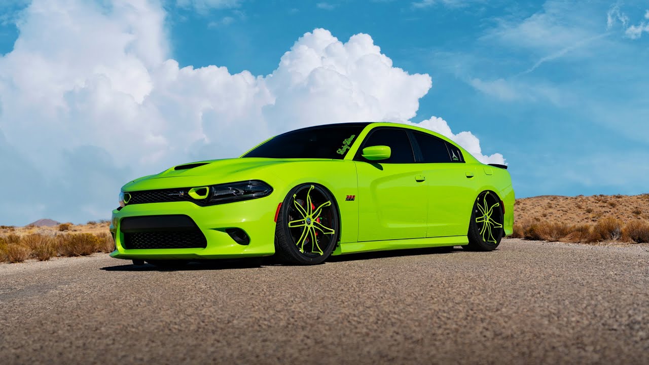 Bagged Dodge Charger Scat Pack | 22" Diablo DNA - YouTube
