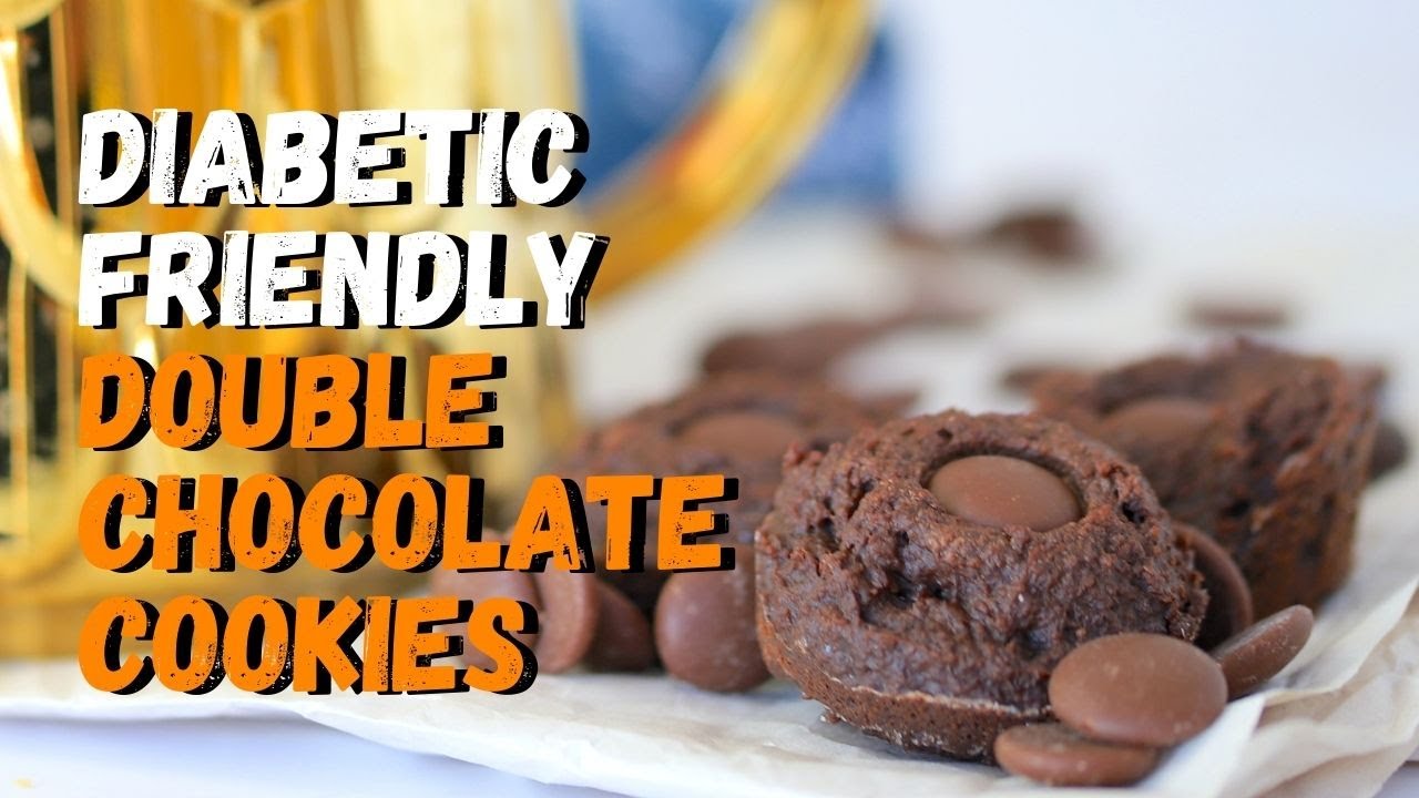Diabetic Friendly Double Chocolate Cookies | Sugar Free | Keto | Low ...