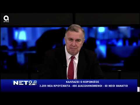 Ο Πάνος Ευσταθίου στο "NET24" (18/11/2020) με τον Βασίλη Ταλαμάγκα ...