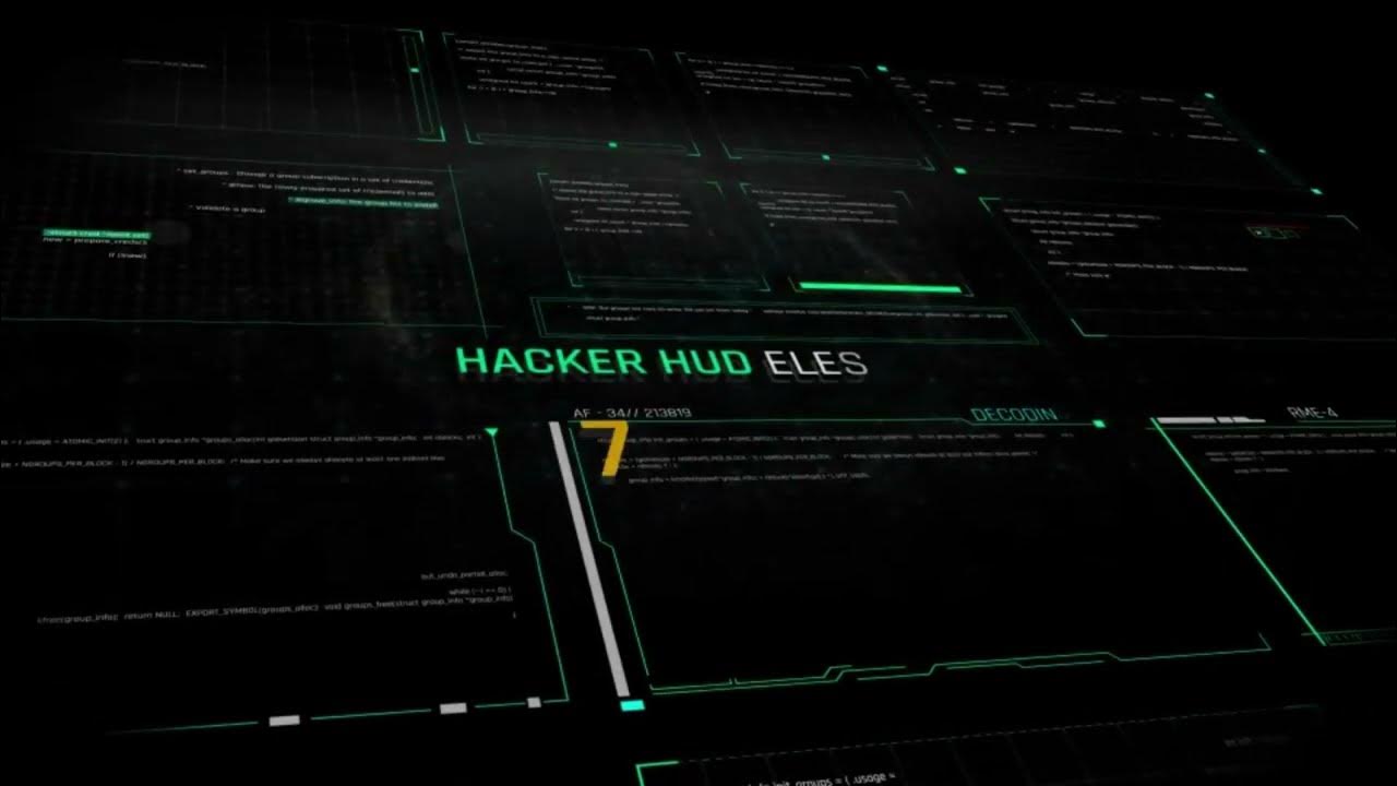 Hacker HUD Elements 43903101 Videohive | Download After Effect ...