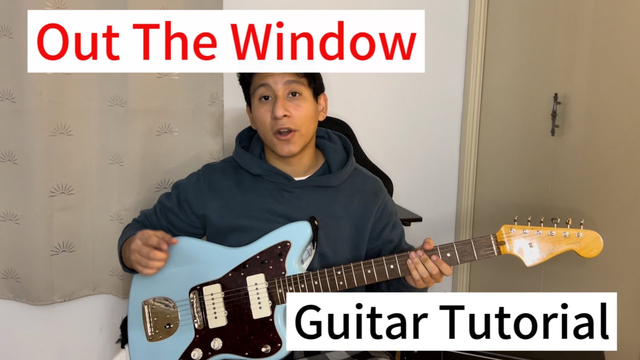 Out the Window Guitar Tutorial - YouTube