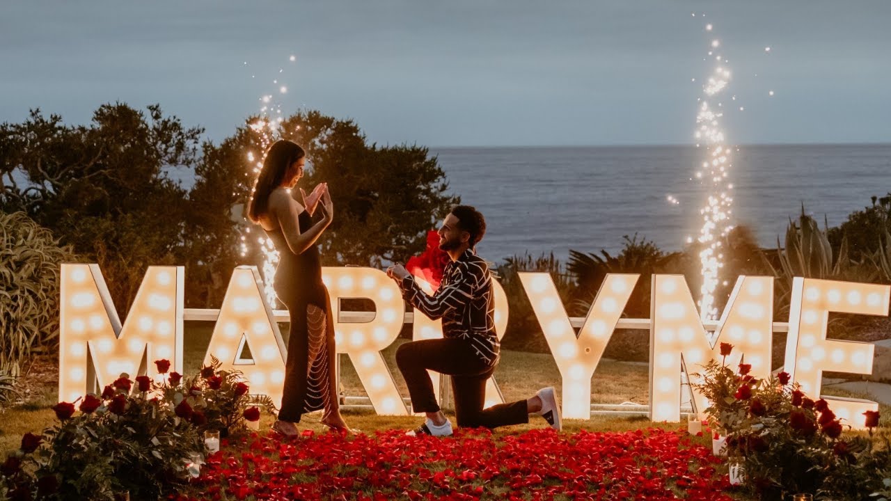 THE MOST ROMANTIC SURPRISE PROPOSAL OF ALL TIME!! *EMOTIONAL* - YouTube