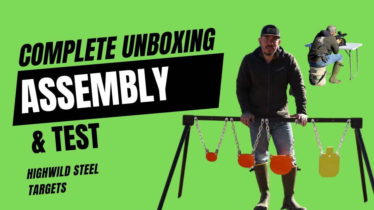 Steel Shooting Targets / HIGHWILD AR500 / Complete Unboxing / Assembly ...